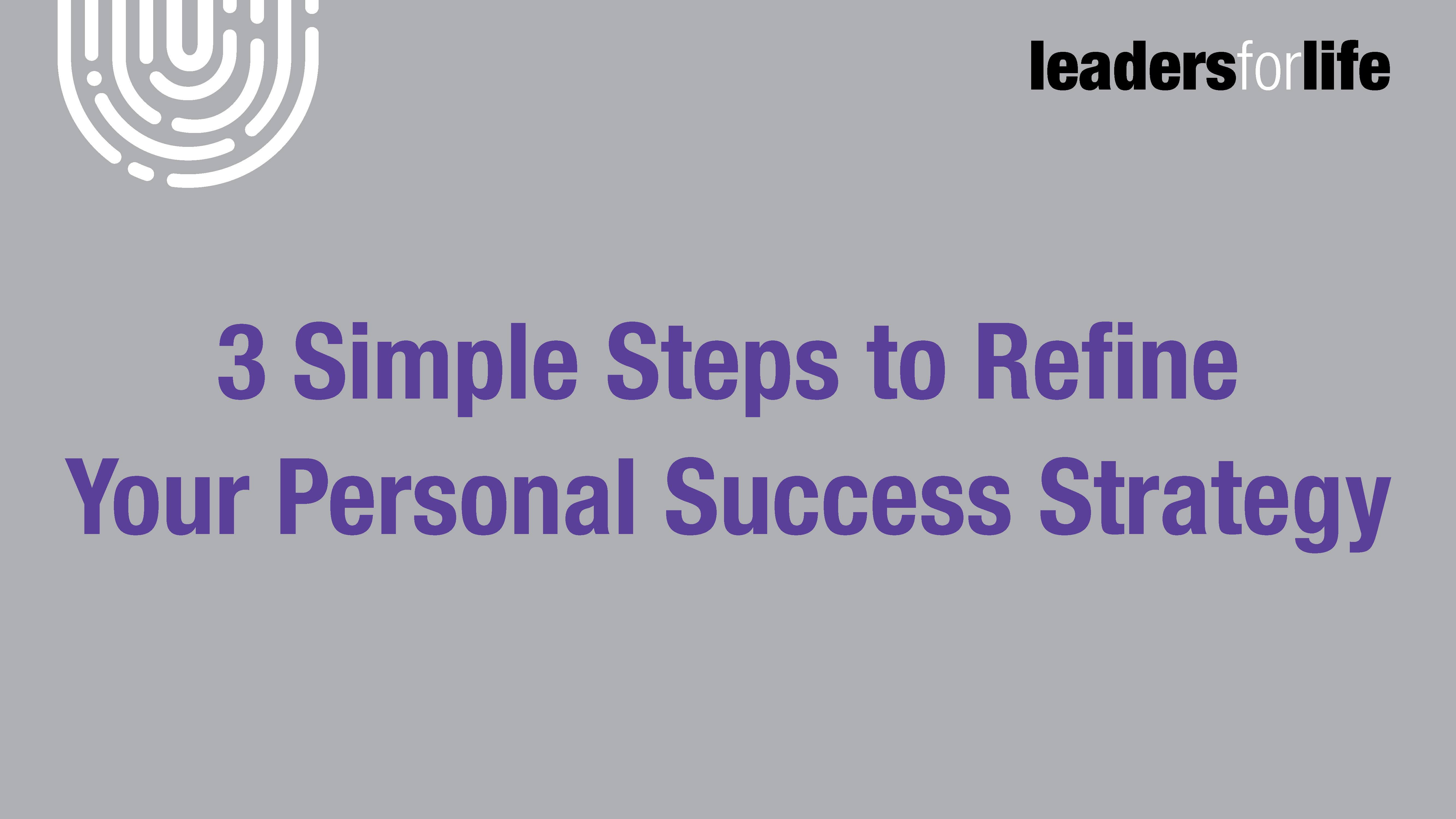 Leadership Lessons Blog | Your Personal Success Strategy